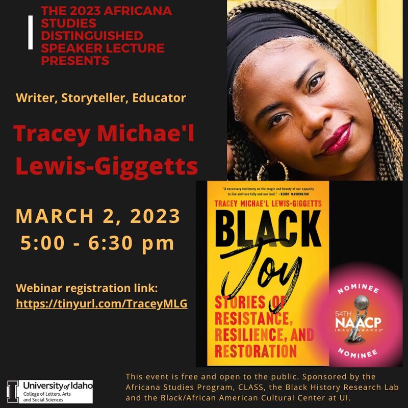 Tracey Michae'l Lewis-Giggetts | Black History at the University of Idaho