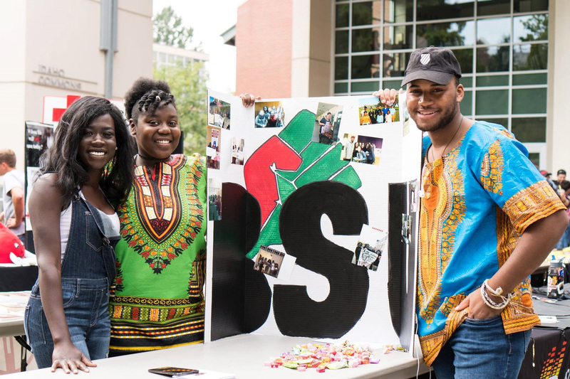 Black Student Union Tabling | Black History at the University of Idaho
